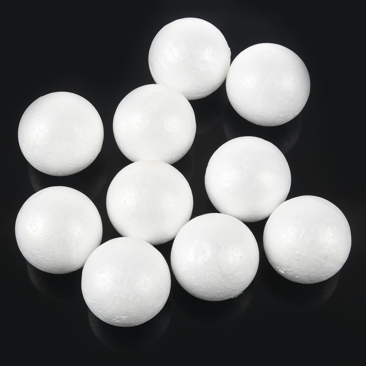 10x Decoration Modelling Craft Polystyrene Foam Ball Sphere 6cm-White | Daraz.pk