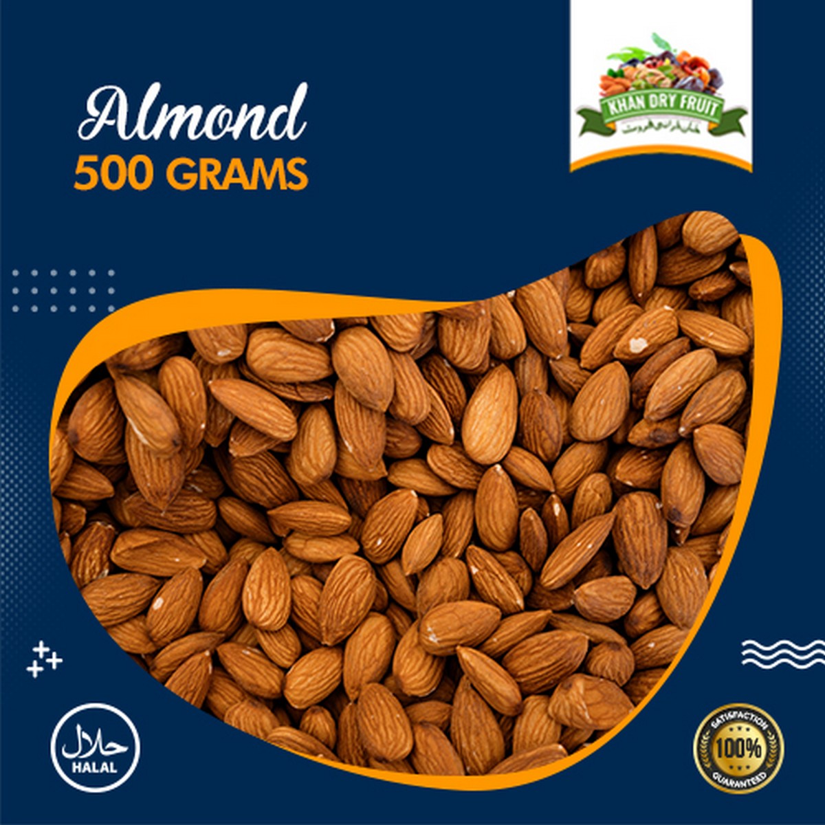 Iranian Almond (Badaam Giri) 500gm Packs" | Daraz.pk