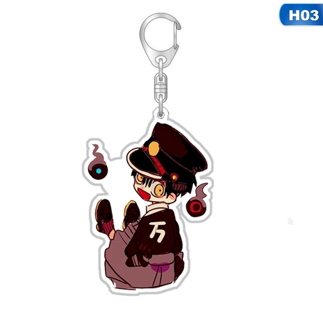Japan Anime Key Rings Toilet-Bound Hanako-kun Keychain Anime Key Holder ...