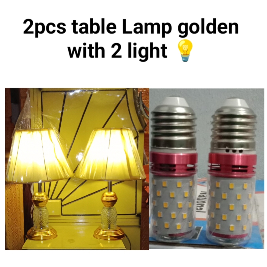 2pcs table Lamp,night light material steel and Glass made up stand and ...