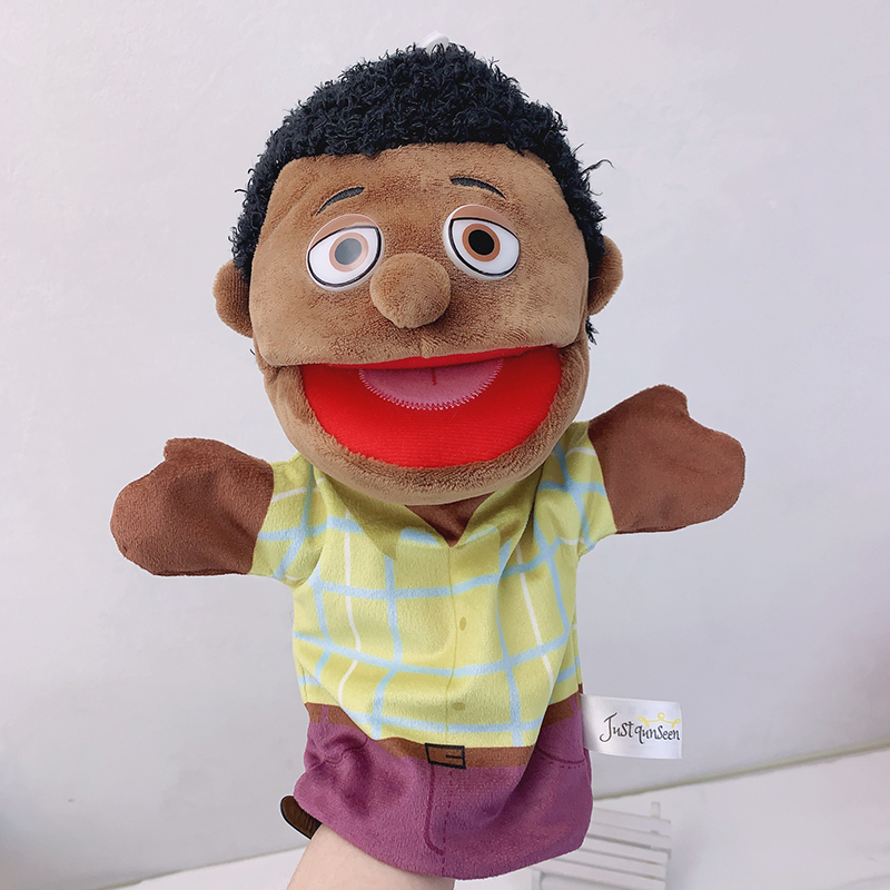 35cm family open mouth glove puppets kindergarten show mom ...