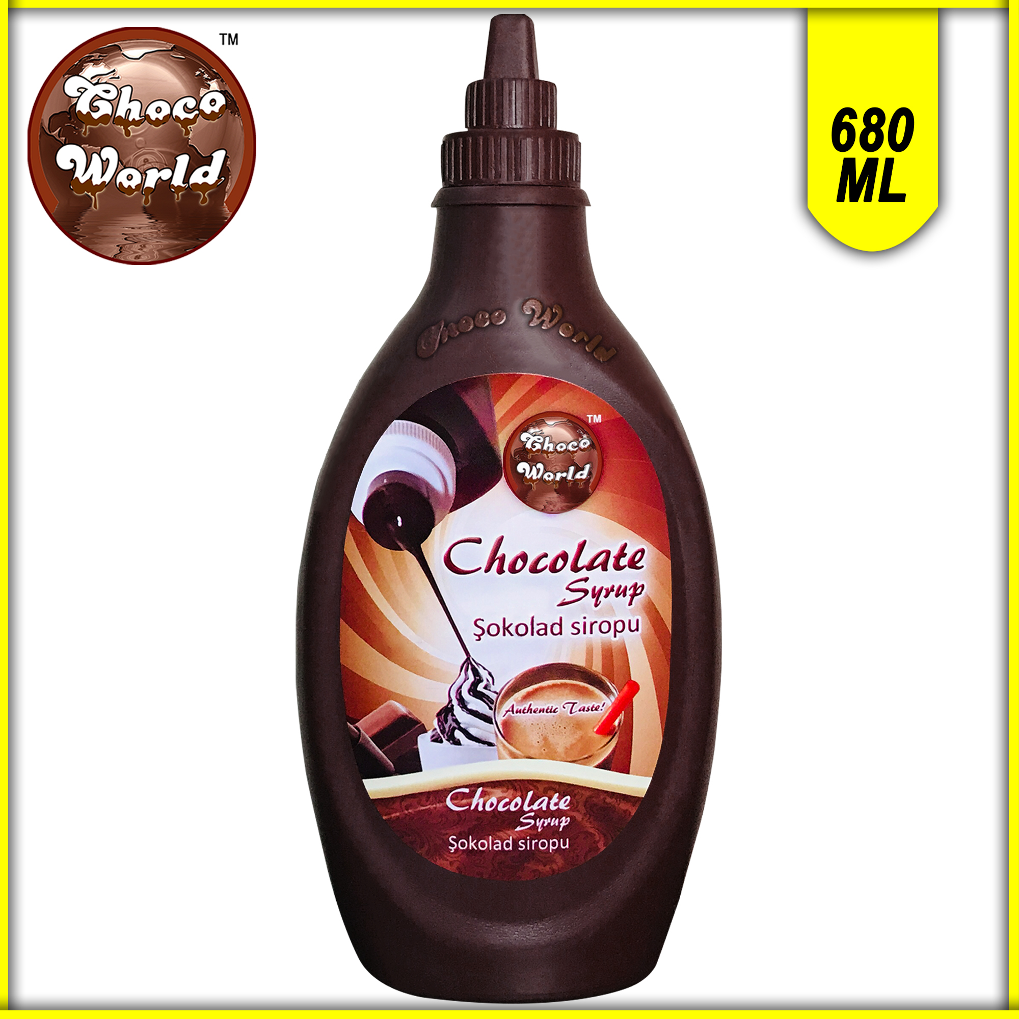 Chocolate Syrup Bottle 680 ML | Chocoworld.com.pk | Daraz.pk