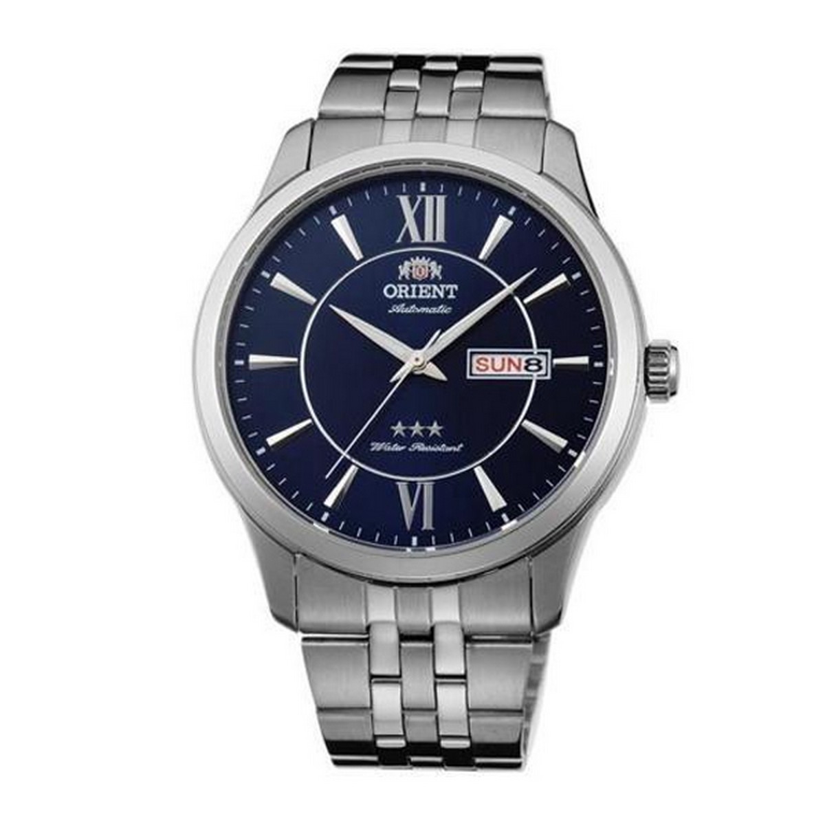 Orient Blue Dial Silver Stainless Steel Watch For Men FAB0B001D9 | Daraz.pk