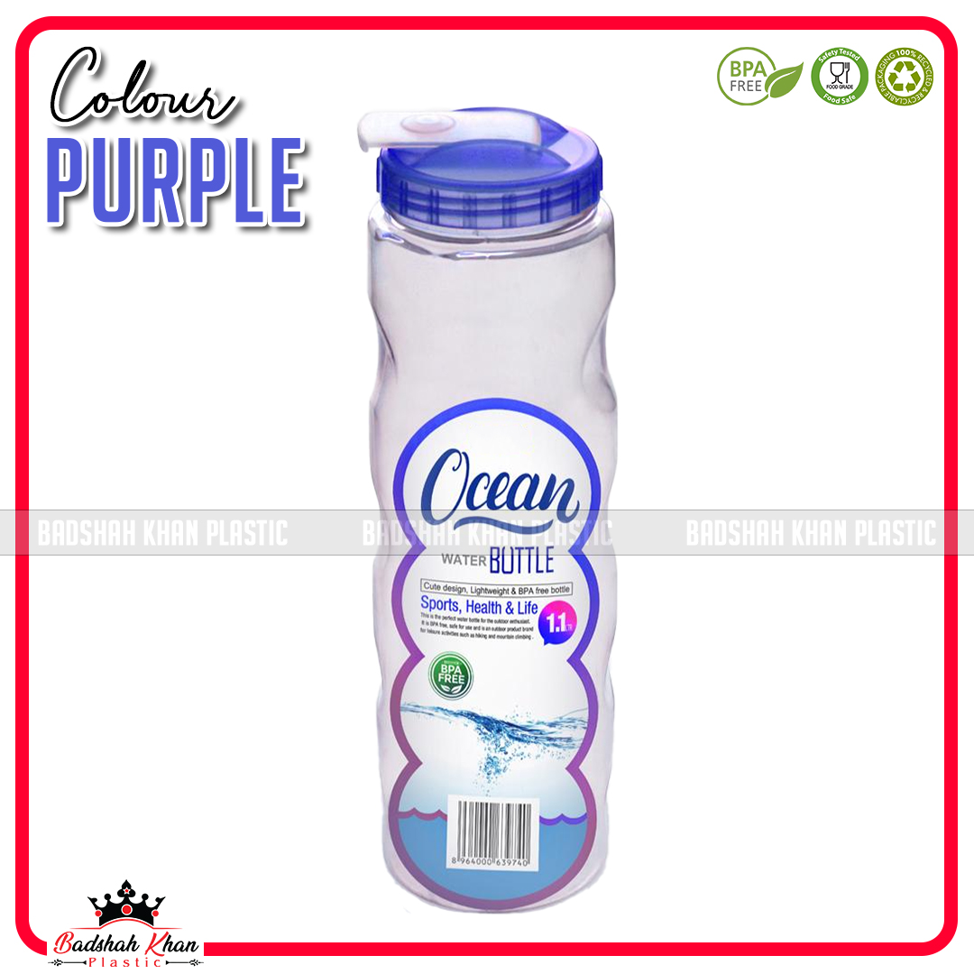 Transparent Crystal Clear Ocean Water Bottle For Daily Use - High ...