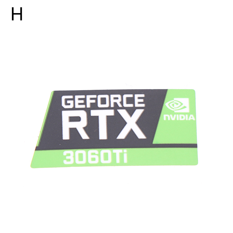 RTX 3090TI 3080TI 3070 3060 desktop sticker laptop graphics card label ...