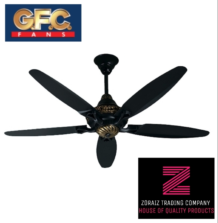 GFC Fan Ceiling 56'' Future Model Black Color Pure Copper Wire | Daraz.pk