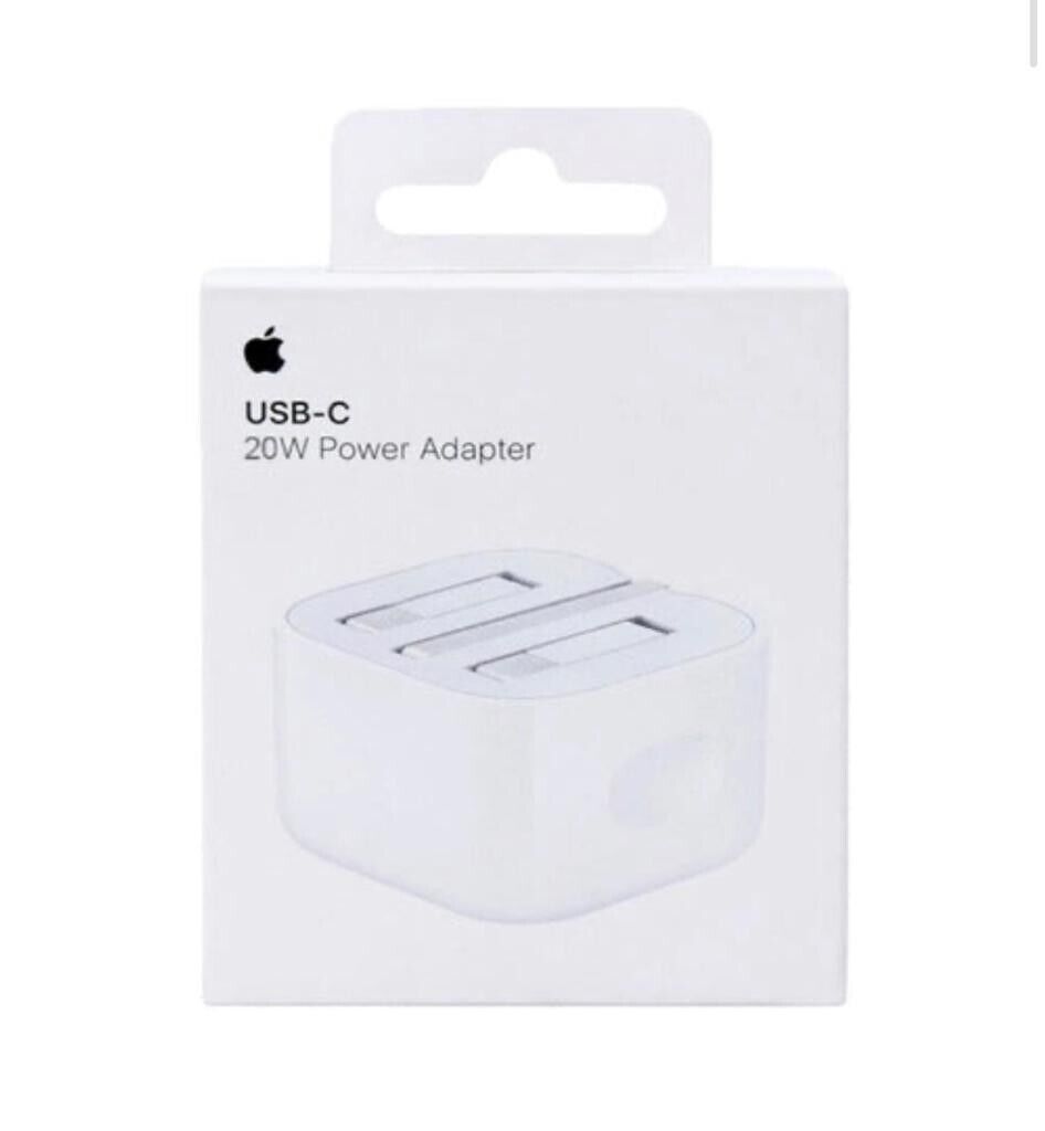 Apple Iphone 3 Pin UK Style Original Charger Power Adapter 20w USB C to ...