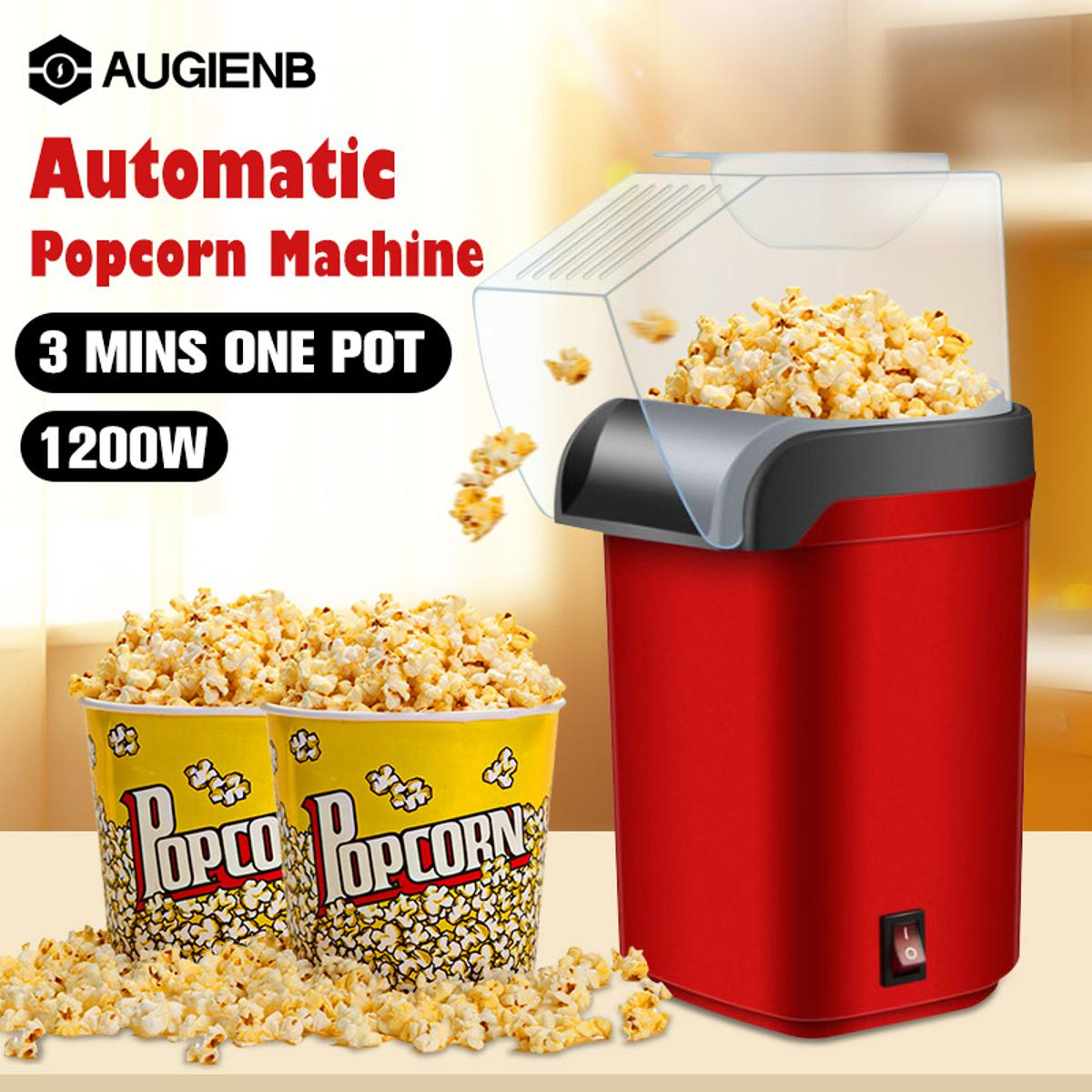 Taj Trader Popcorn Maker Oil Free Popcorn Maker Hot Air Popping Popcorn ...