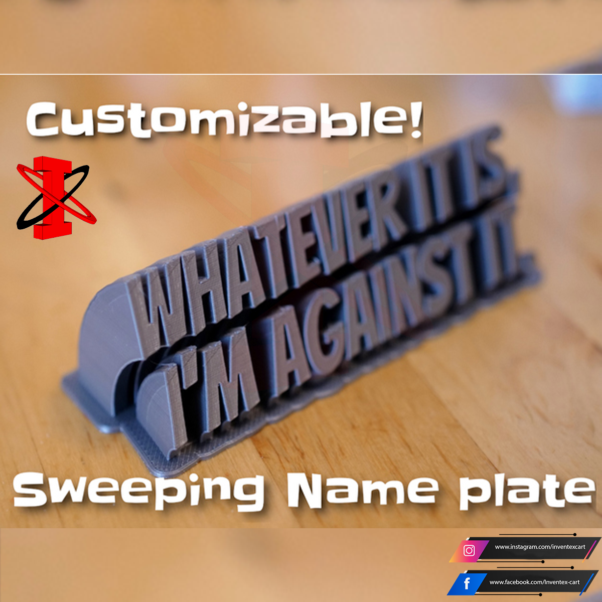 3D Name Plate | Daraz.pk: Buy Online at Best Prices in Pakistan | Daraz.pk