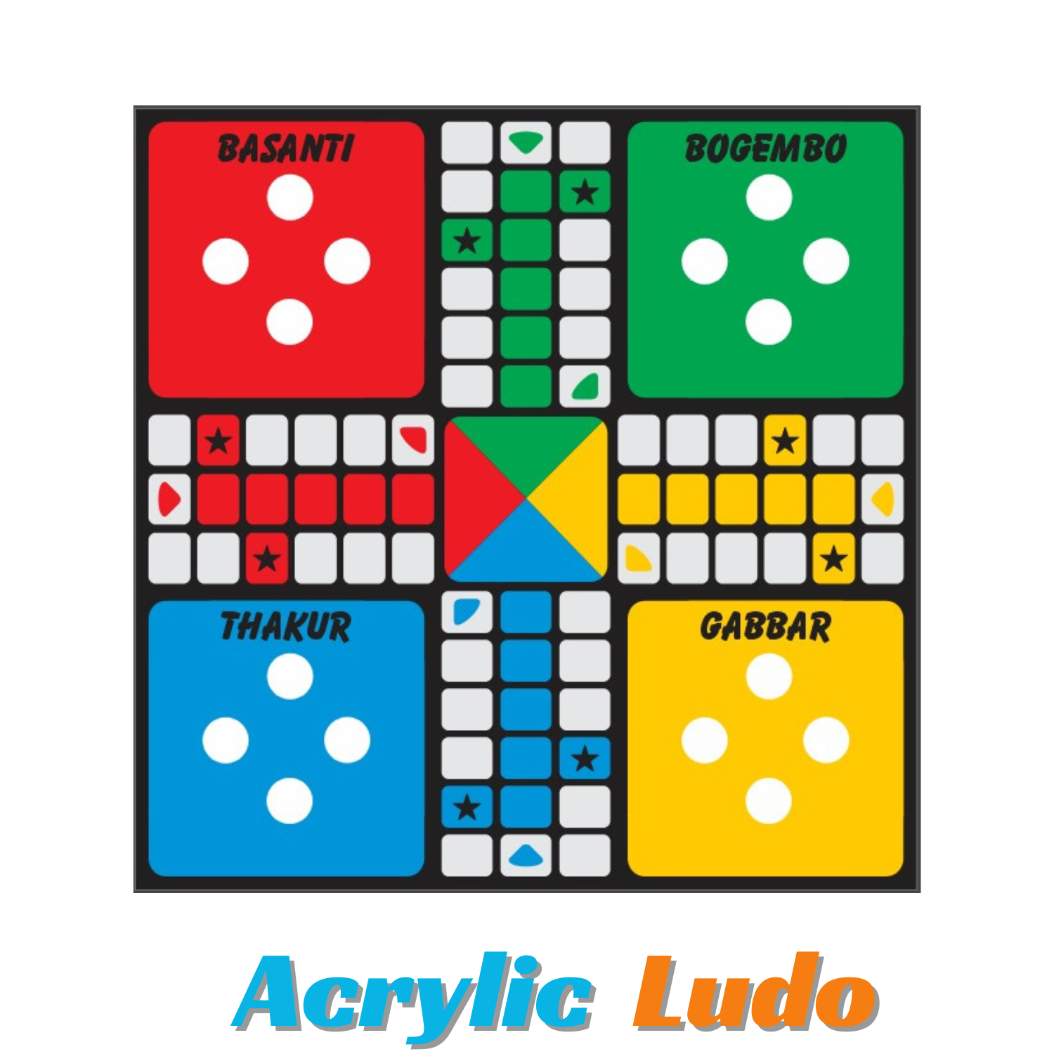 Ludo Traditional Board Game as Wall Hanging Art | Daraz.pk