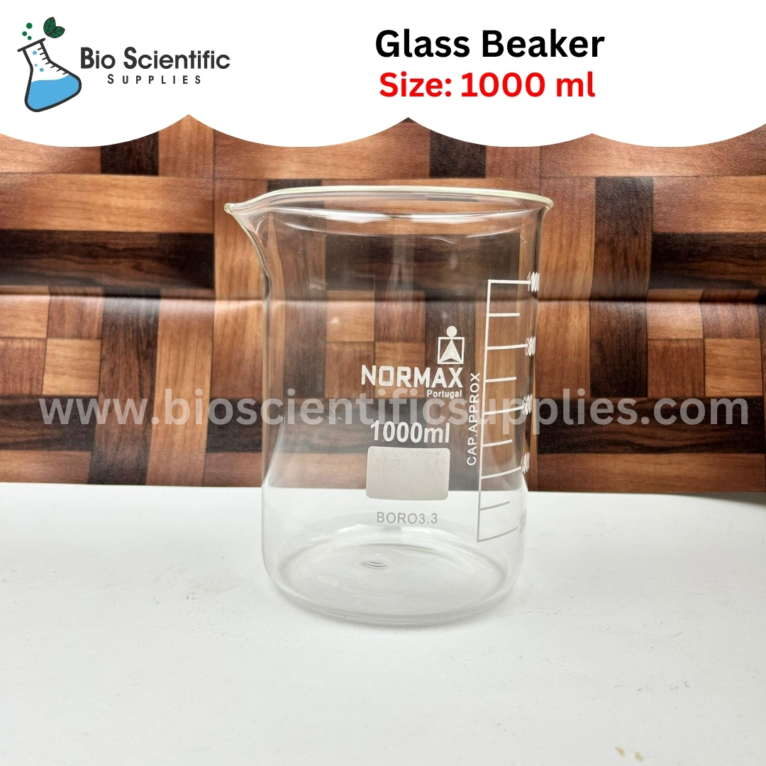 1000 ml Normax-Beaker made in Portugal, Low Form Griffin, Borosilicate ...