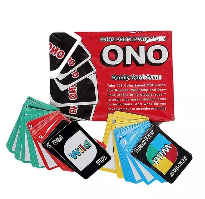 ONO DELUXE Cards/Family game/Traditional Card Game(Kids toys) | Daraz.pk