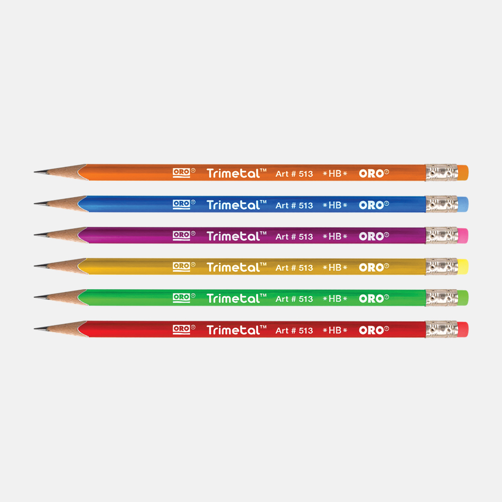 Oro Trimetal Triangular Lead Pencil HB 12 pcs. | Daraz.pk