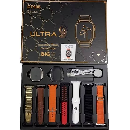 Y99 Germany Ultra Smart Watch | 10+1 | 8 Straps 1 Jelly Case 1 Screen ...