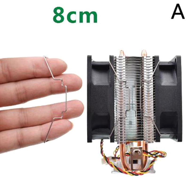 1Pair CPU Radiator Fan Hook Fixed Bracket Fan Buckle Elastic Steel Fan ...