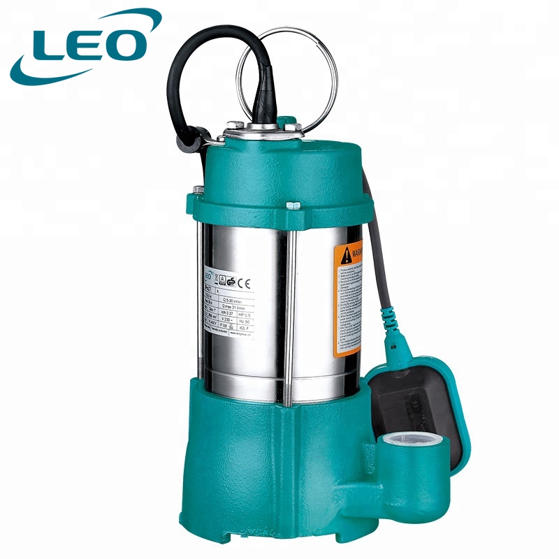 LEO SPM-37A , 370 WATT / 0.5 HP , HIGH PRESSURE CAST IRON PERIPHERAL SUBMERSIBLE PUMP WITH FLOAT ...