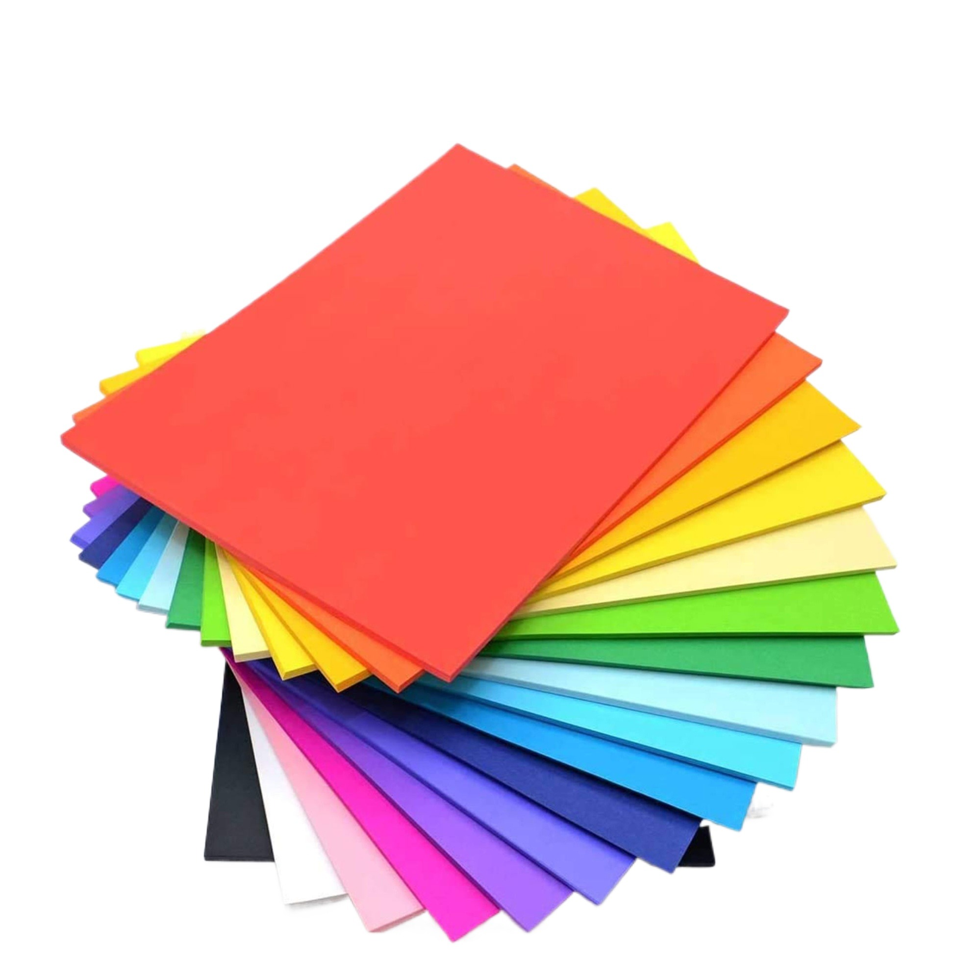 Colour Paper- A4 Size- 100 Sheets- Mix Color Paper- Pages- Sheets ...