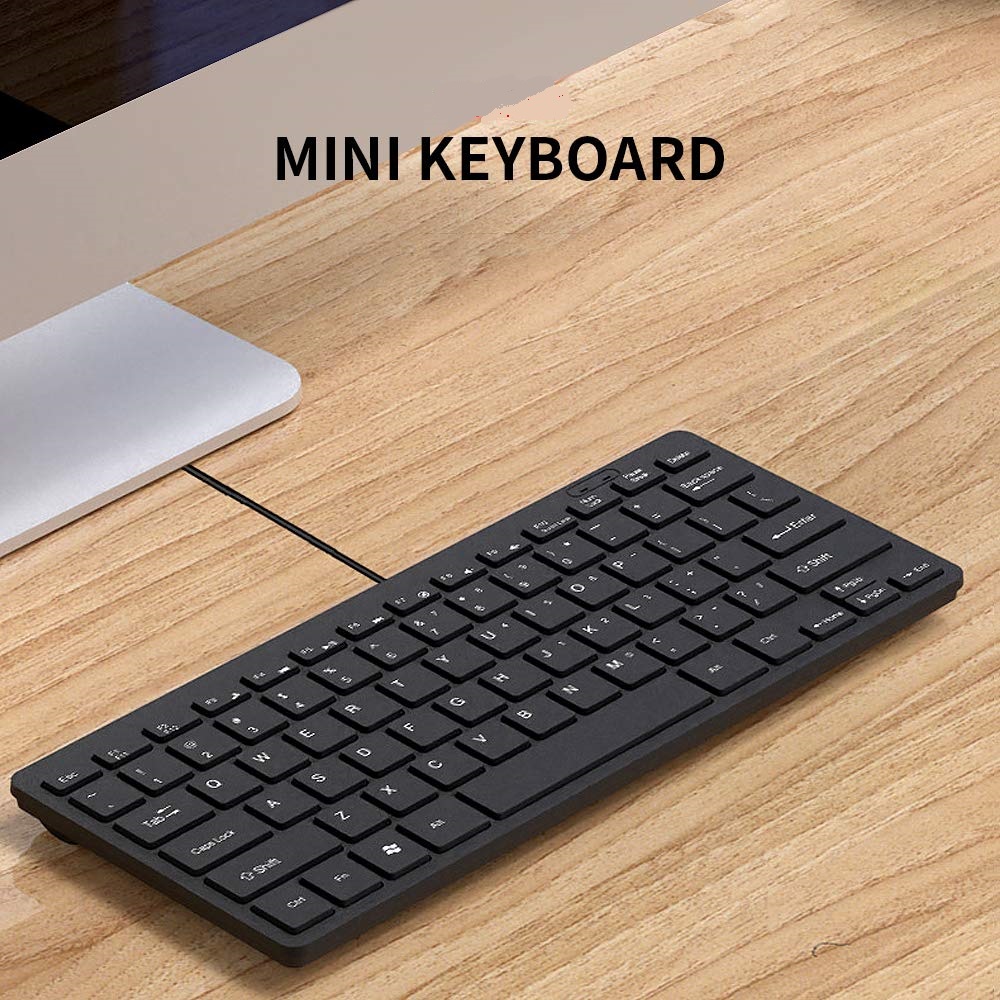 Mini Keyboard USB Wired 78 Keys For Macc and Windows PC & LaptopsMini ...