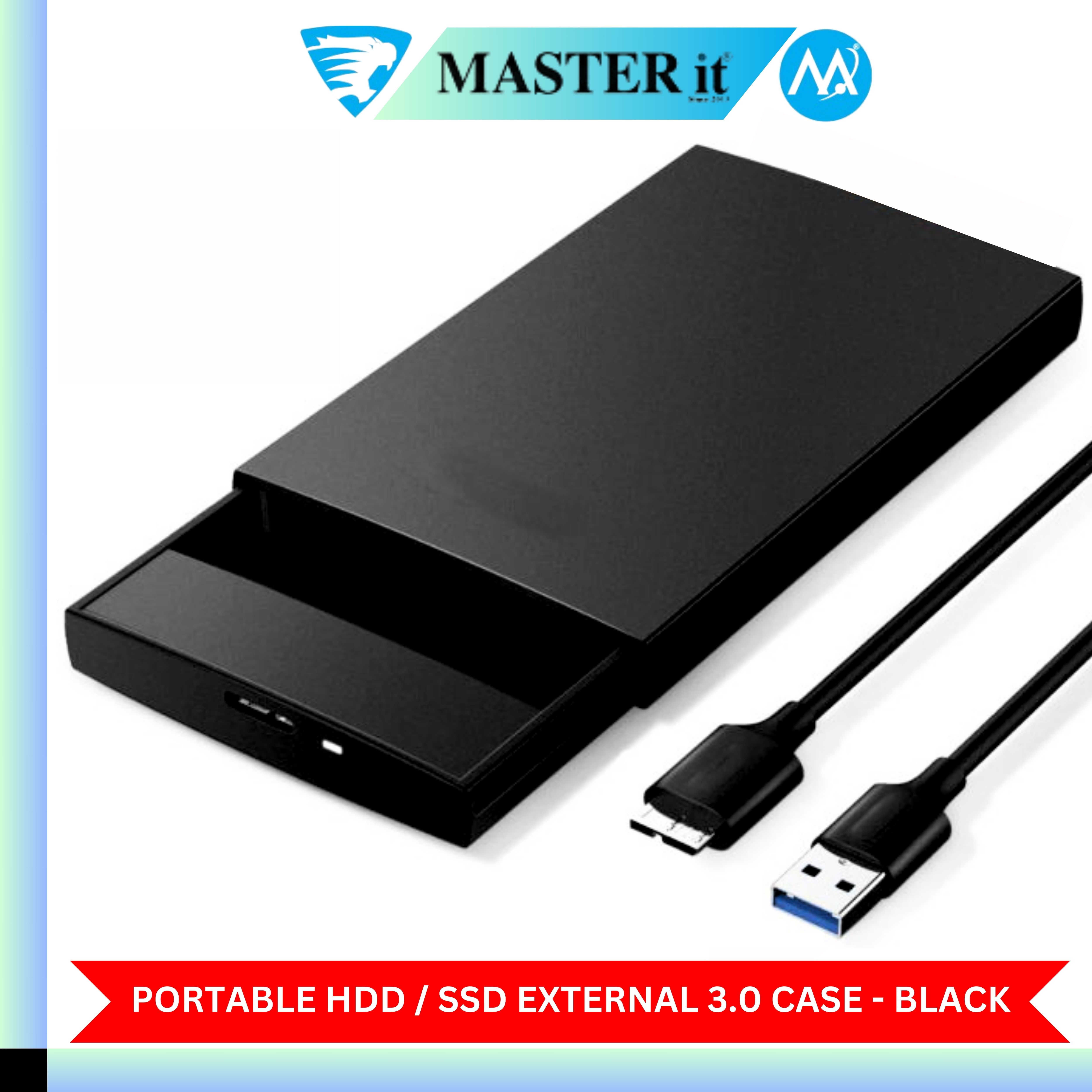 USB 3.0 Portable HDD SSD 2.5" Hardrive External Case - 2.5" Hard Drive Case 5Gbps High Speed ...