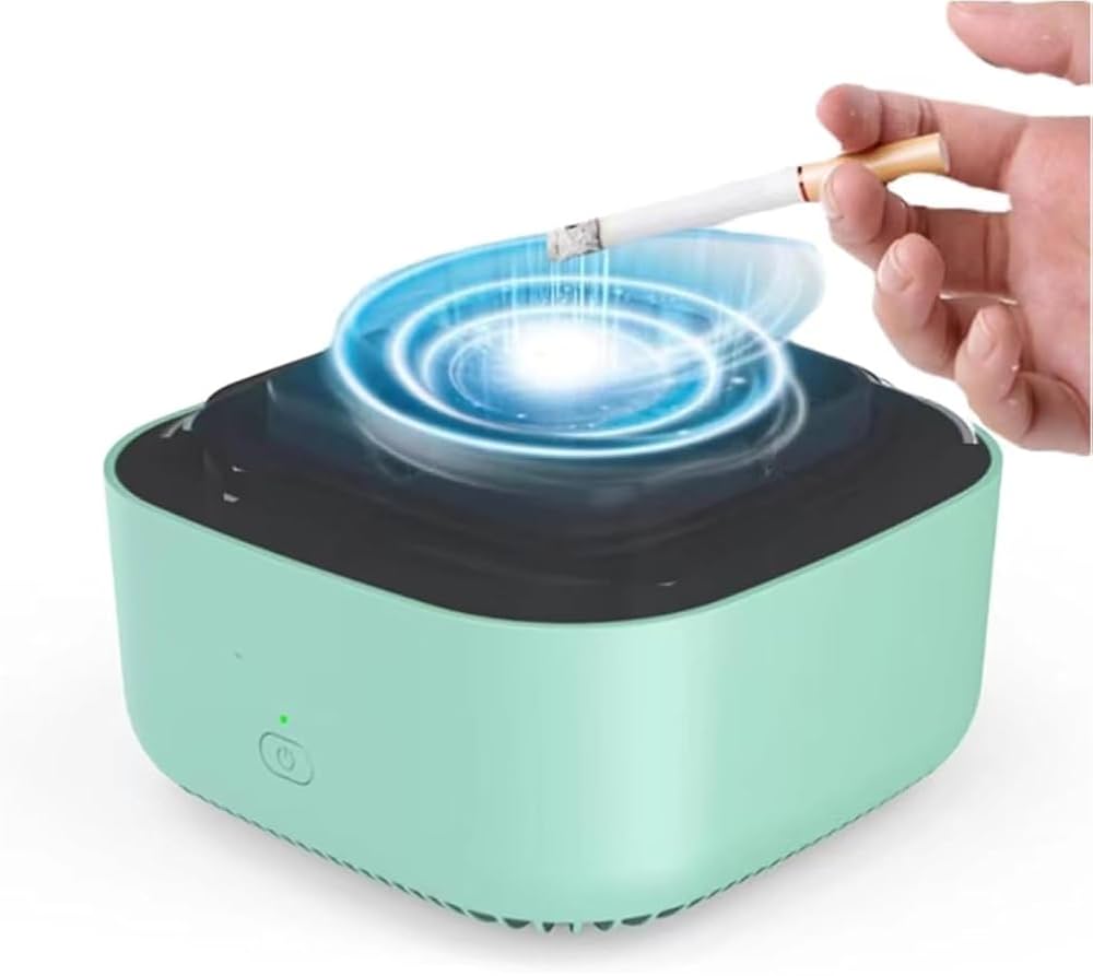 1Set Smart Ashtray Air Purifier Home Office Aromatherapy Removes Second ...