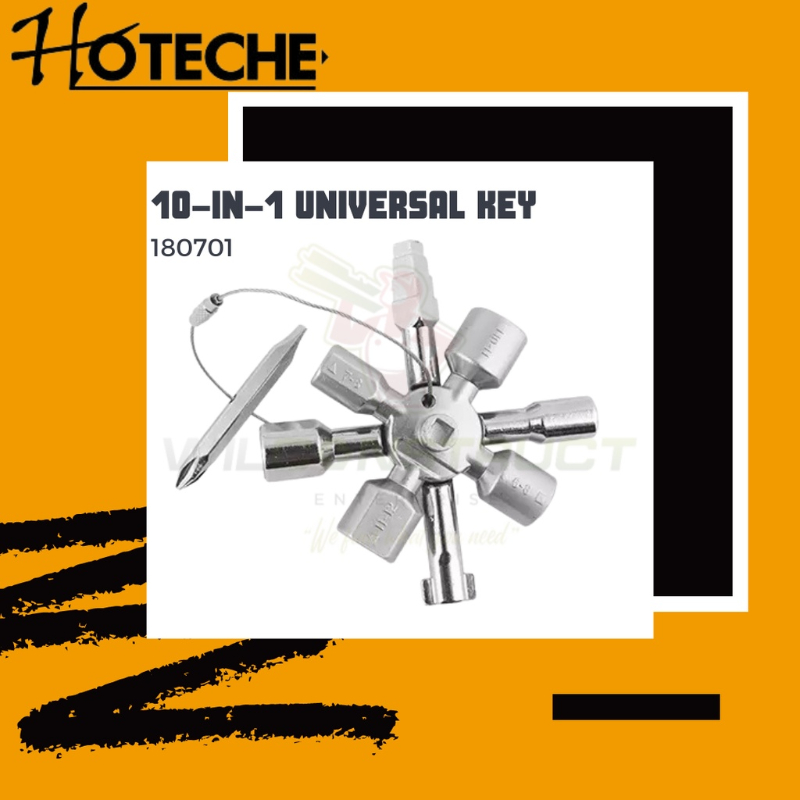 Hoteche 10-IN-1 Multifunctional Universal Key Tool | Daraz.pk