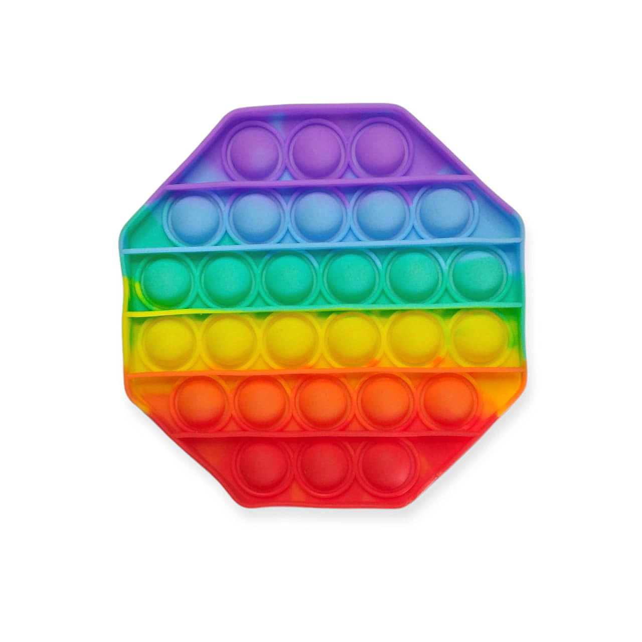 Hexagon Shape Cute Pop It Fidget Toy for Kids – (12cm x 12cm) A Grade ...