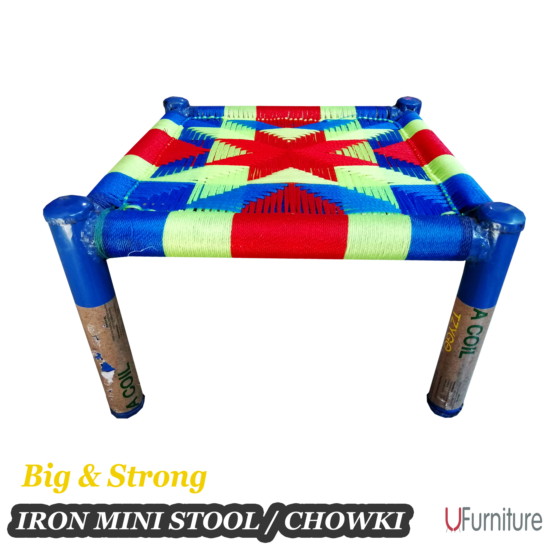 Multi Color Fixed Stool, Iron Peeri, Iron Chowki, Multi Color Iron ...