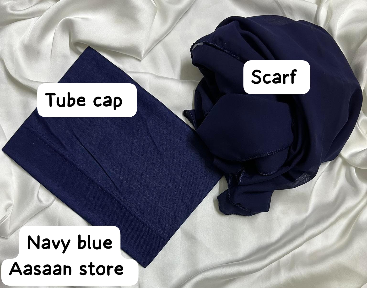 Chiffon Georgette Hijab Scarf Plus Tube Cap stoller for girls Shades ...