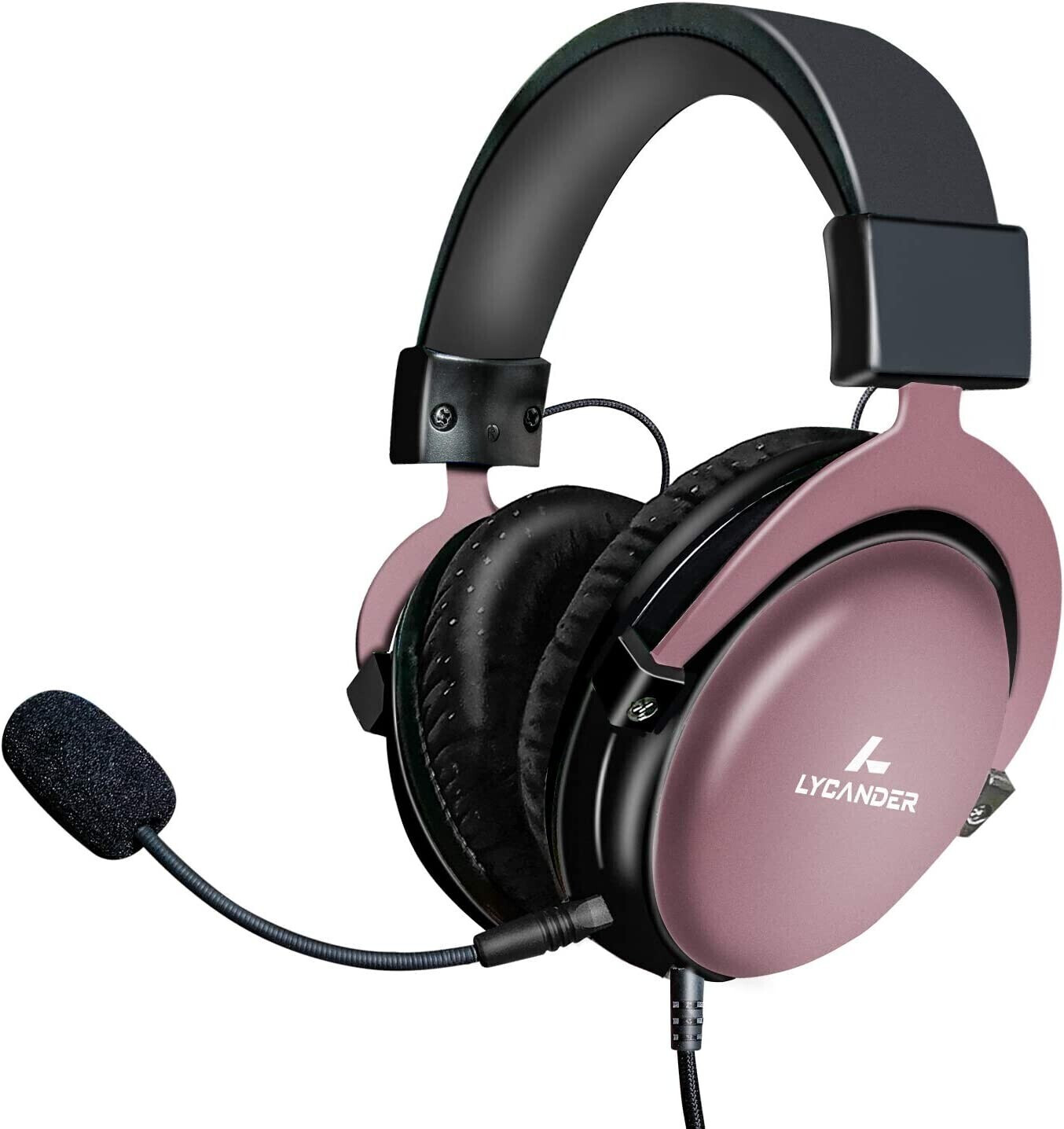 Gaming LYCANDER USB Headset with Detachable Microphone, Hybrid 3.5mm ...