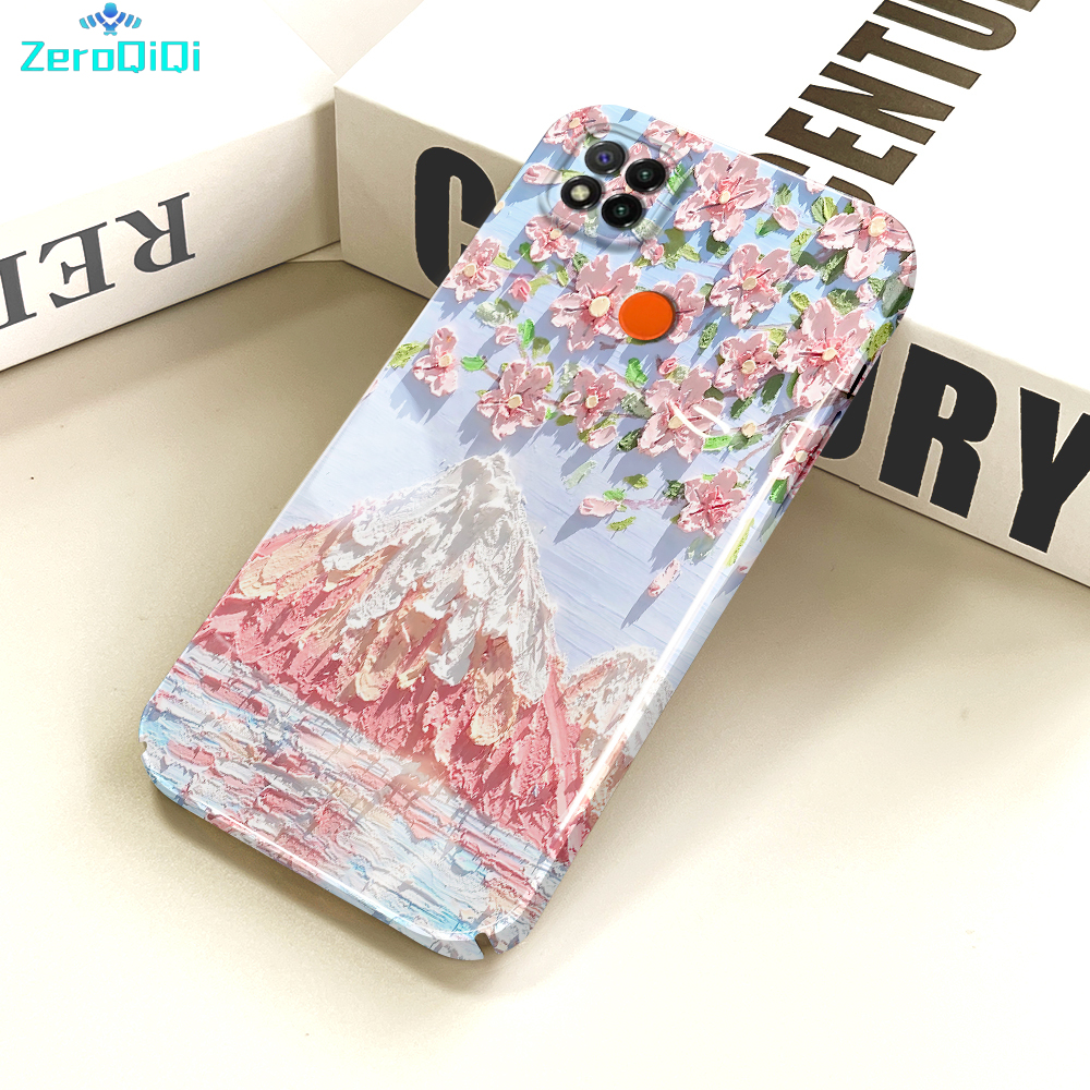 ZeroQiQi for Redmi 9C Redmi 10A Back Cover Oil Painting Scenery New ...