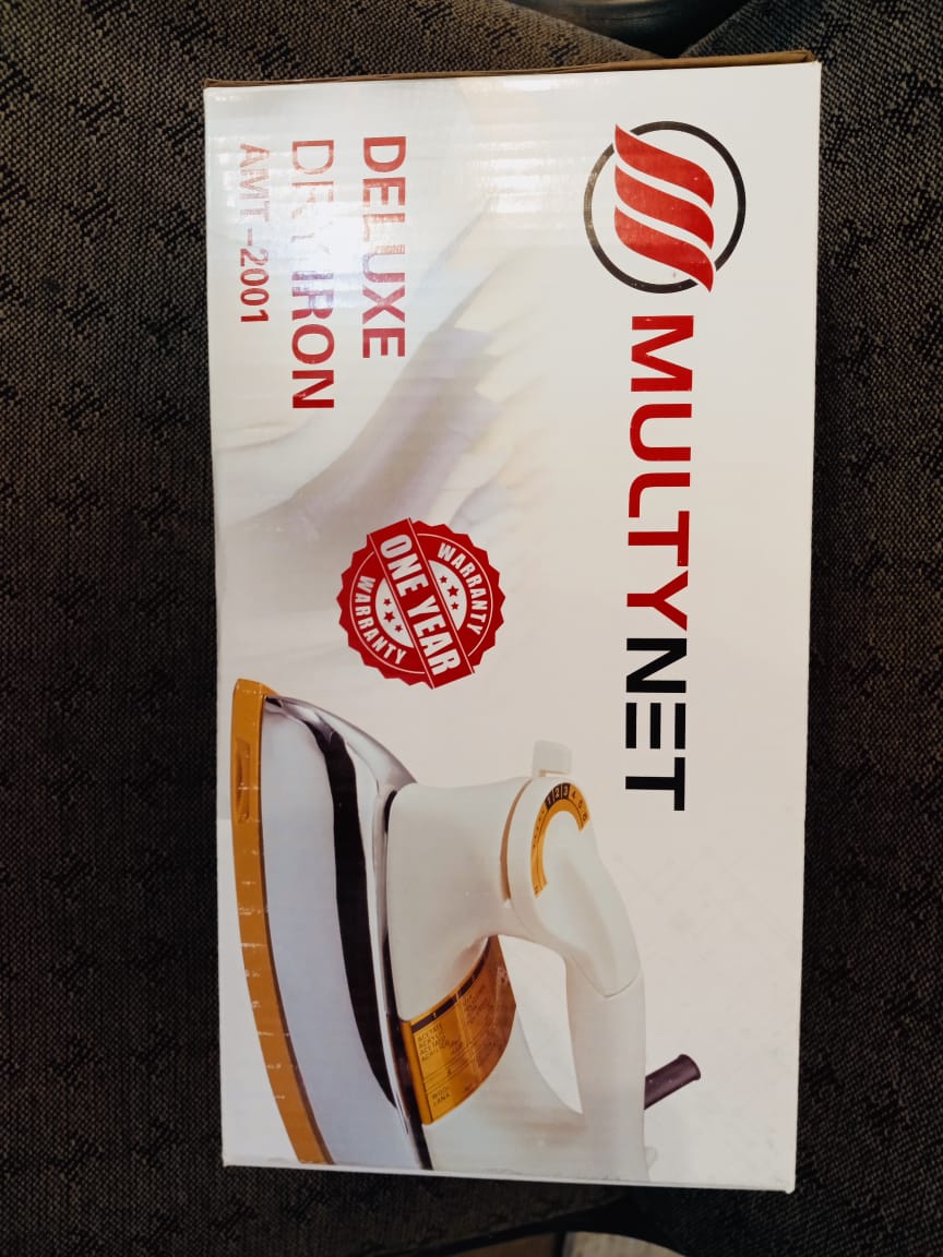 MultyNet Dry Electric Iron AMT-2001 | Daraz.pk