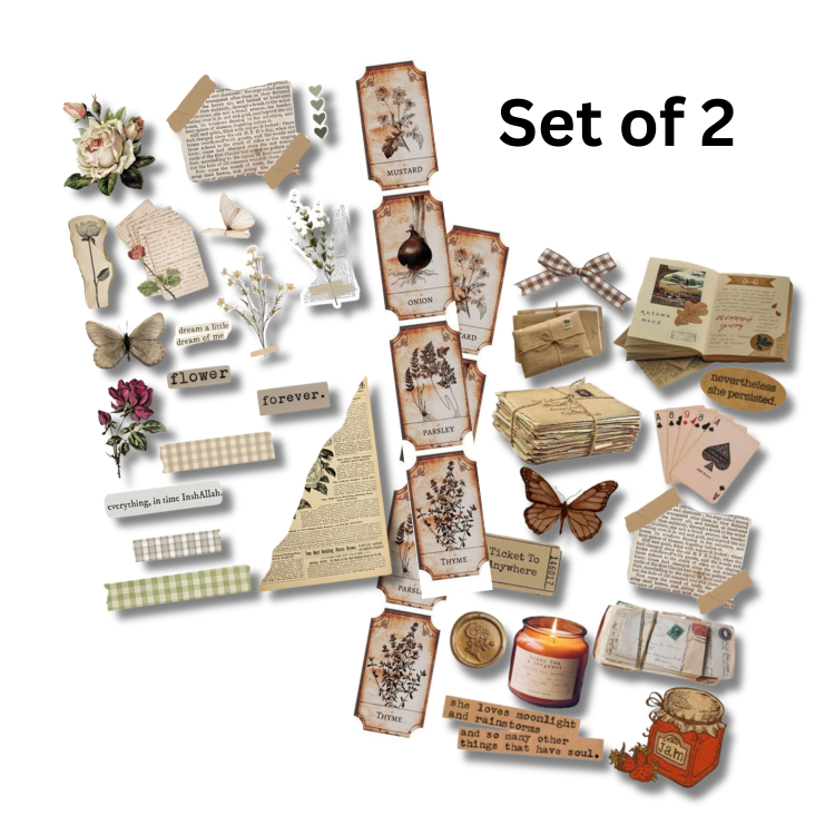 Vintage Journaling Stickers, Scrapbooking, scrapbooking , journaling ...