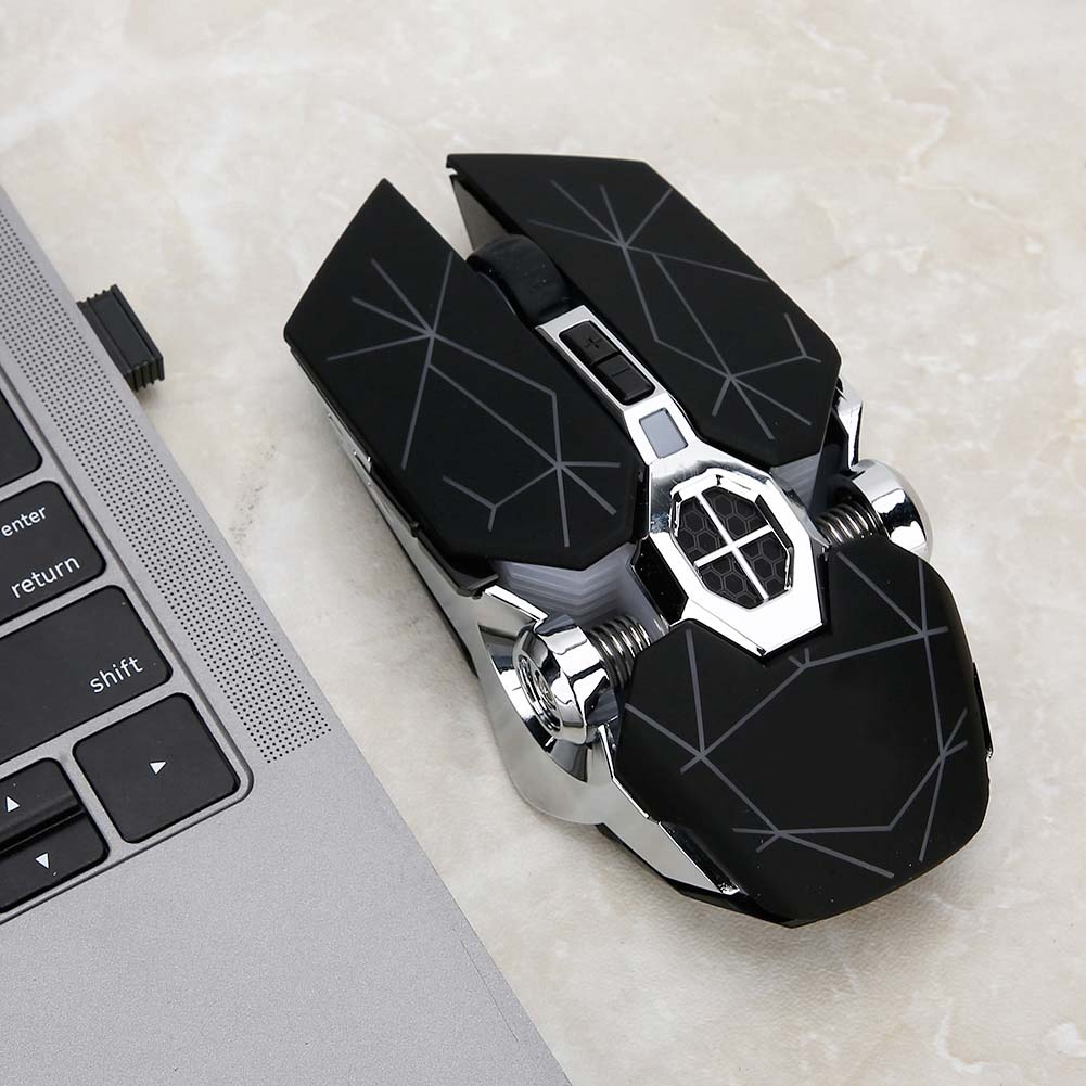 X13 Wireless Rechargeable Gaming Mouse Mute Water-Cooled Luminous ...