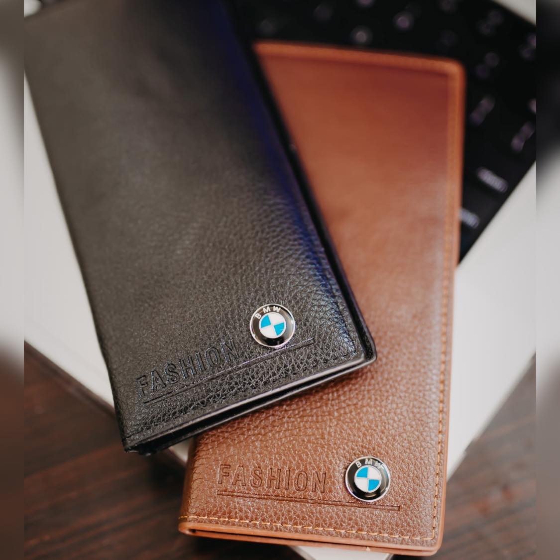 Leather Long Wallet For Men Slim Money Mobile Wallet Card Holder | Daraz.pk
