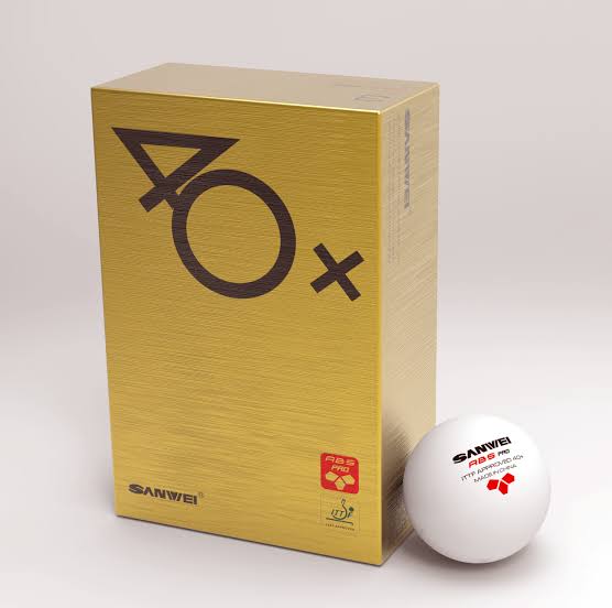 SANWEI 3 Stars 40+ pro ABS Table Tennis Ball (White) | Daraz.pk