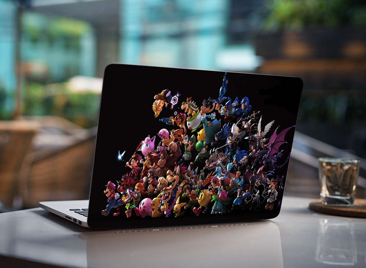 Video Game Art, Nintendo, Super Smash Bros Laptop Notebook Skin Sticker ...