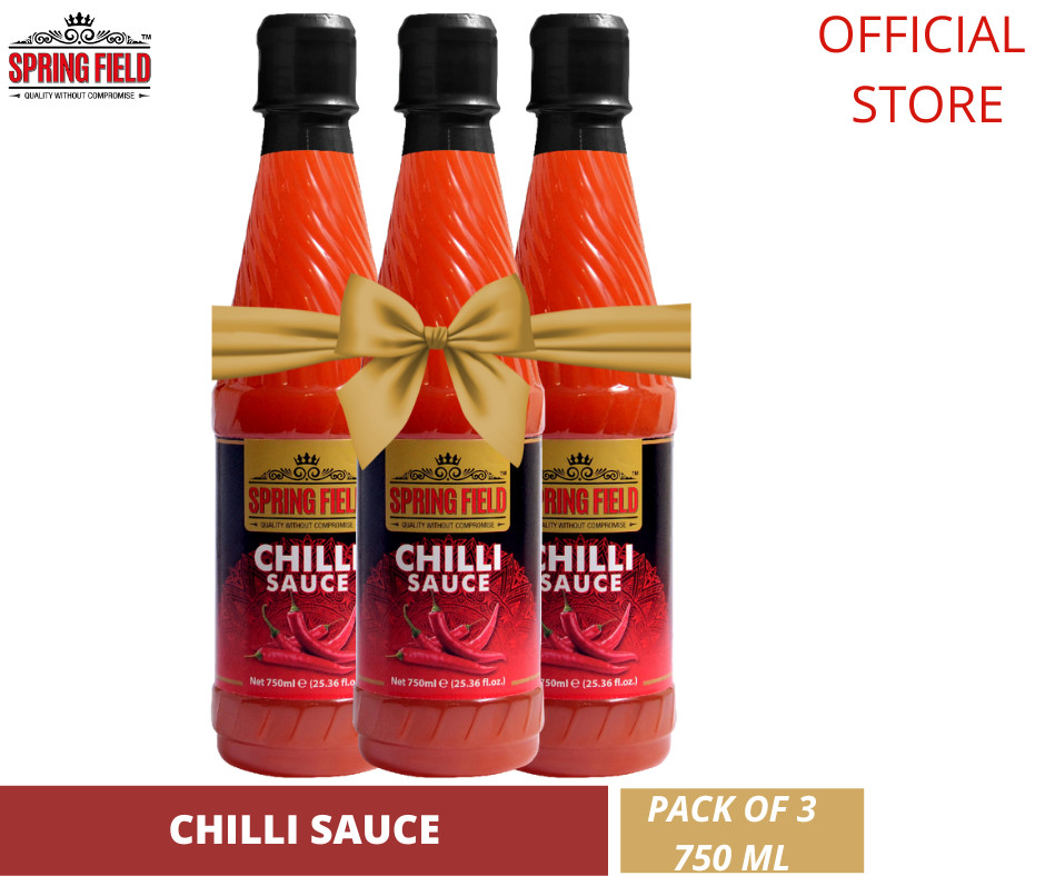 Springfield Hot Chinese Chilli Sauce For Soup -750ml (Economy Pack) 3 ...