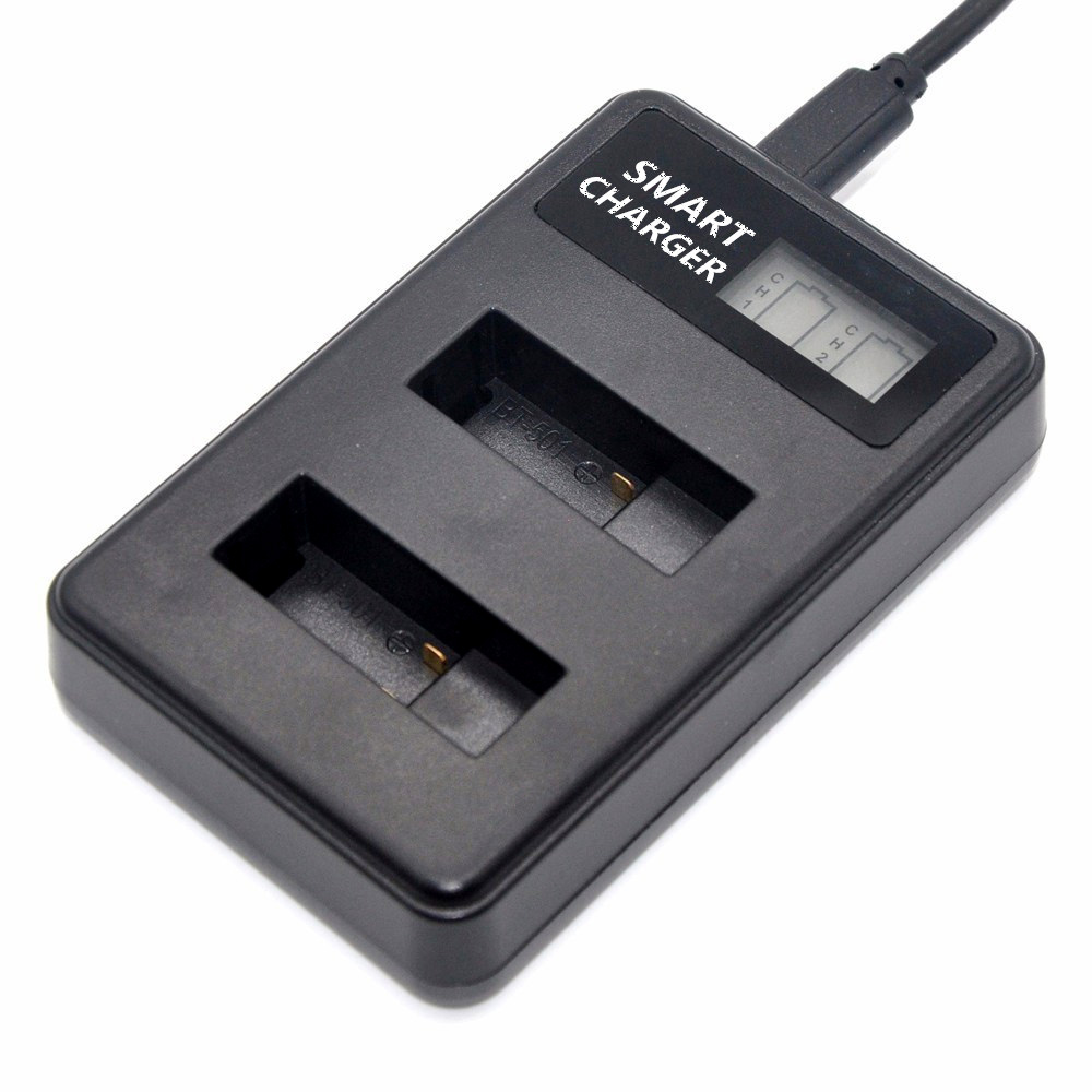 Usb Dual Port Charger For Go-Pro Hero 5 Hero 5+ Camera Accessories ...