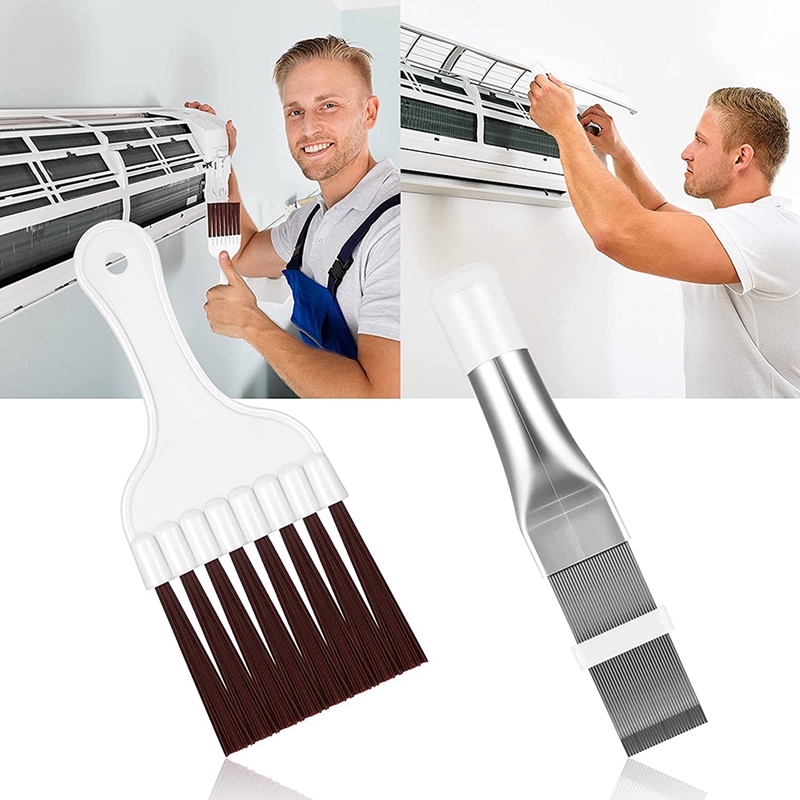 Air Conditioner Condenser Fin Cleaning Brush Coil Comb Stainless Steel ...