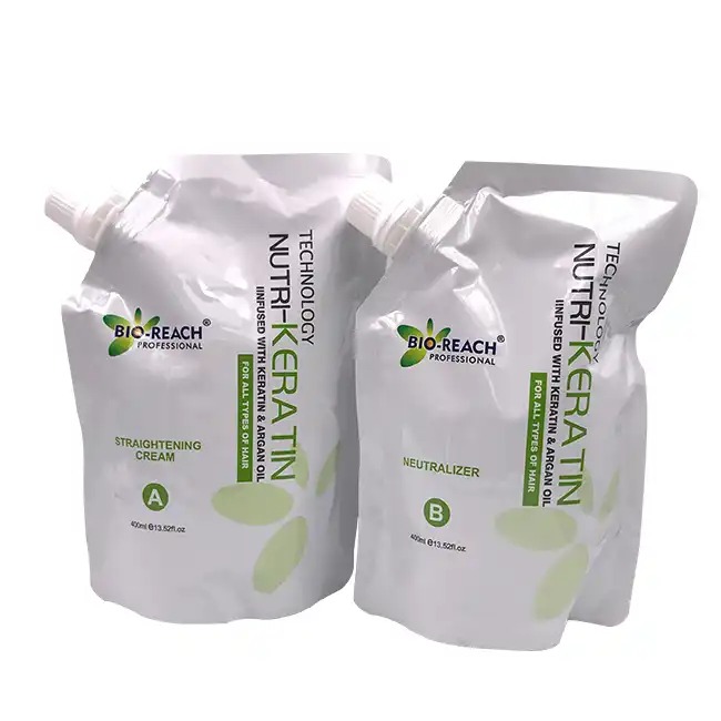 BIO-REACH Nutri Hair Nutralizer & Straightening Cream With Keratin ...