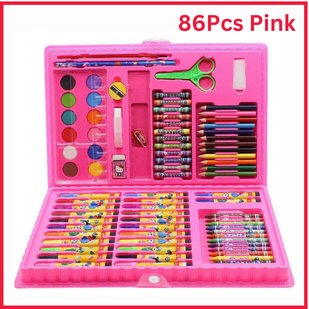 24pcs 42pcs 86pcs 150pcs Coloring Kit for Kids Multifunctional Art Set ...