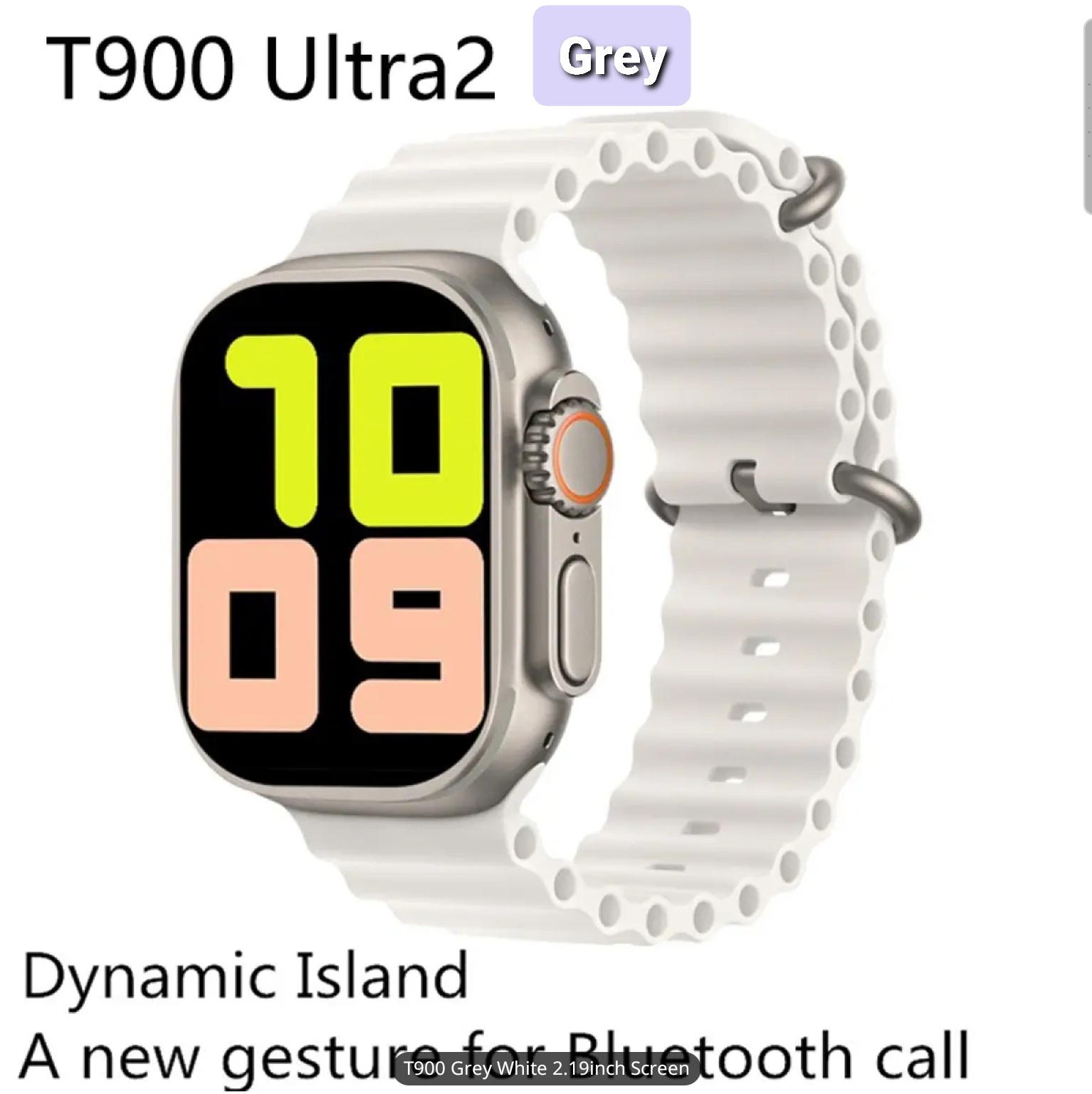 T900 Ultra 2 Series 9 2024 T900 Ultra 2 Smart Watch For Men Women 2.19" Full Touch Bluetooth ...