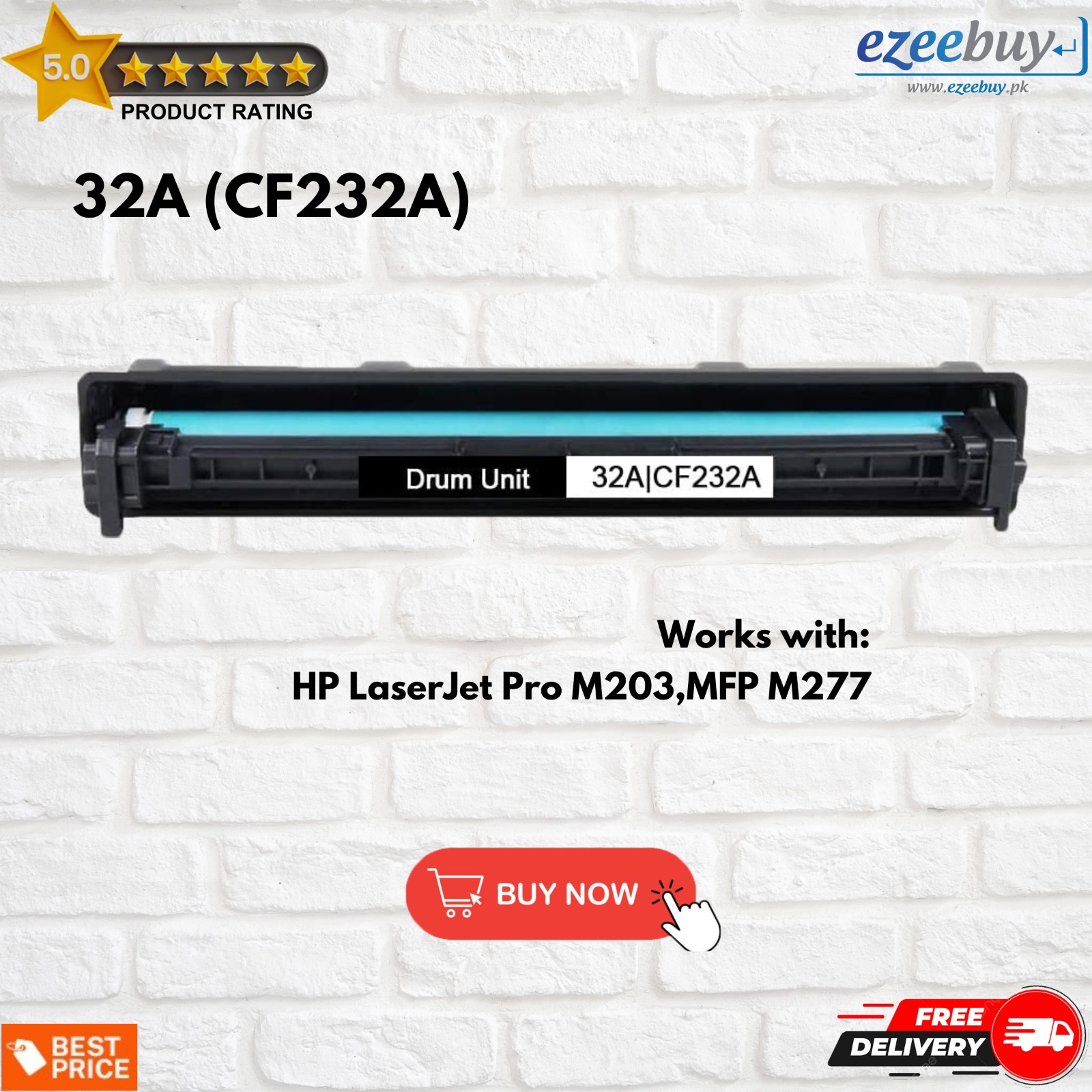 HP 32A CF232A LaserJet Imaging Drum Unit | Daraz.pk