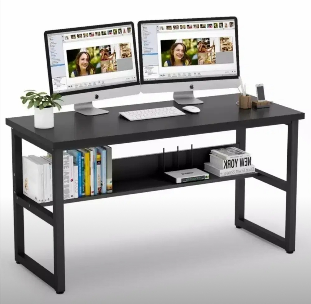 Study Table Computer desk H- Shape Work Station Table | Daraz.pk