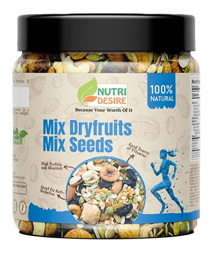 Nutri Desire Mixed Dry Fruits & Seeds l Mixed Dry Fruit & Super Seeds ...