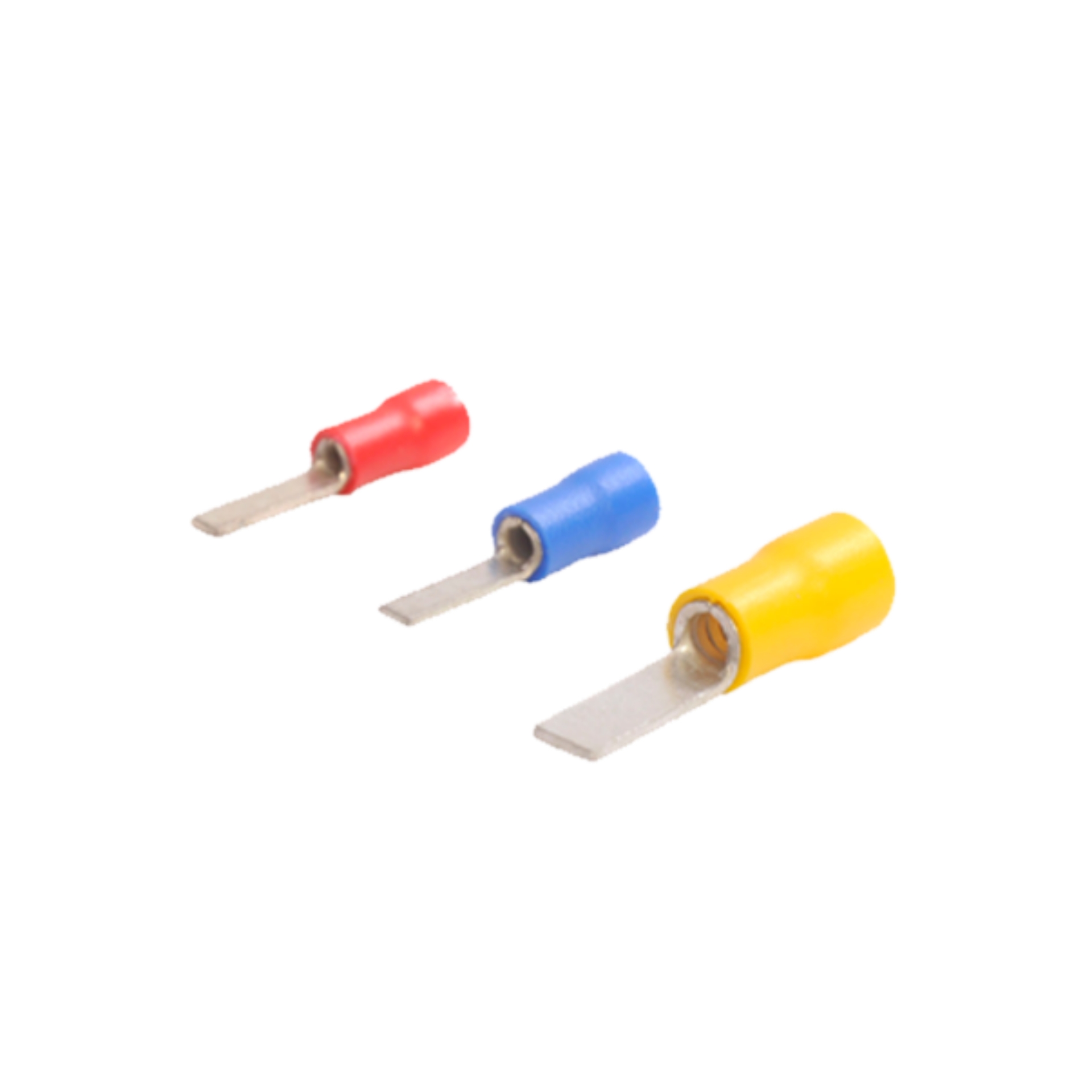 50pcs insulated lugs, brass thimble, copper terminal, high quality wire ...