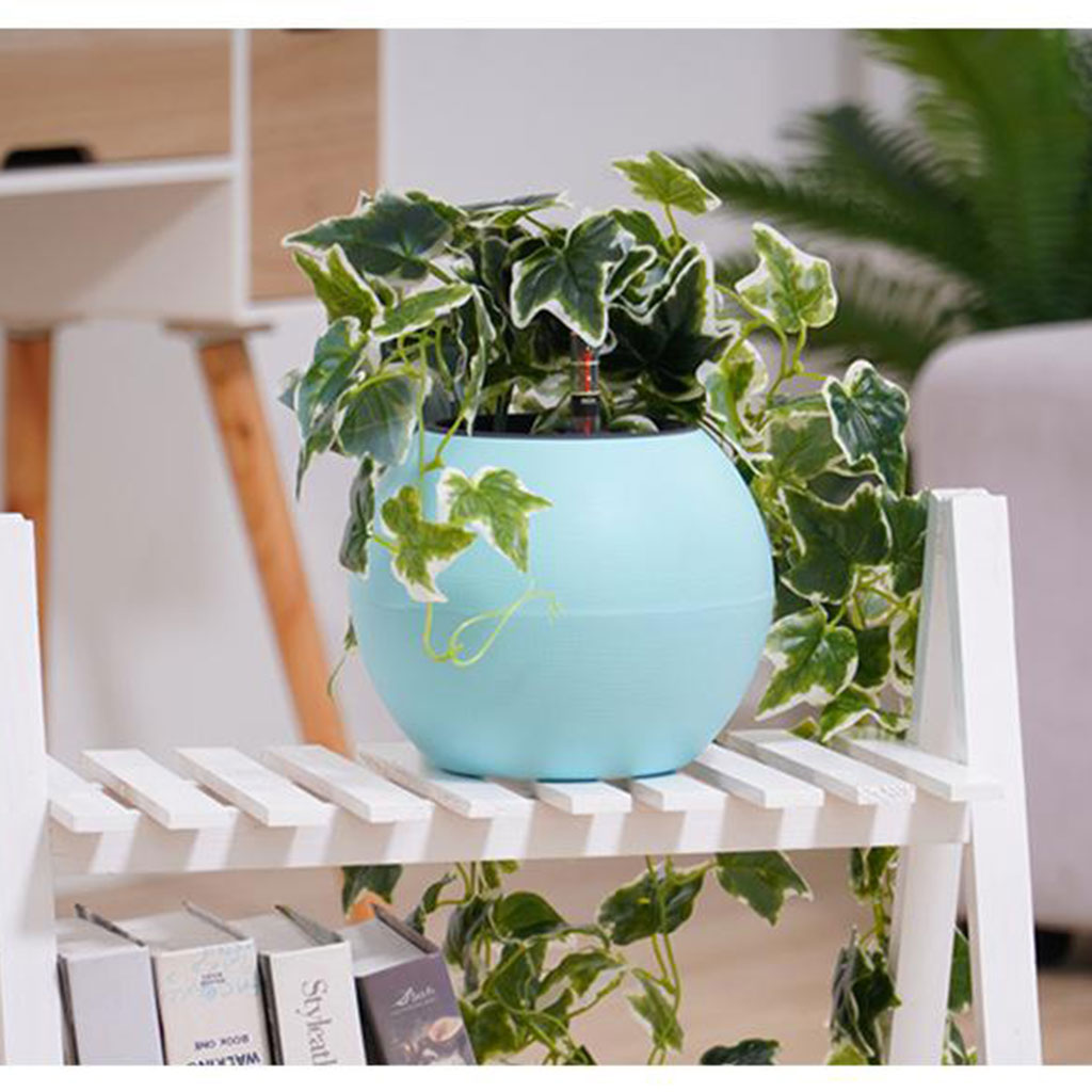 Self Watering Planters for Indoor Plants - Flower Pot with Level ...