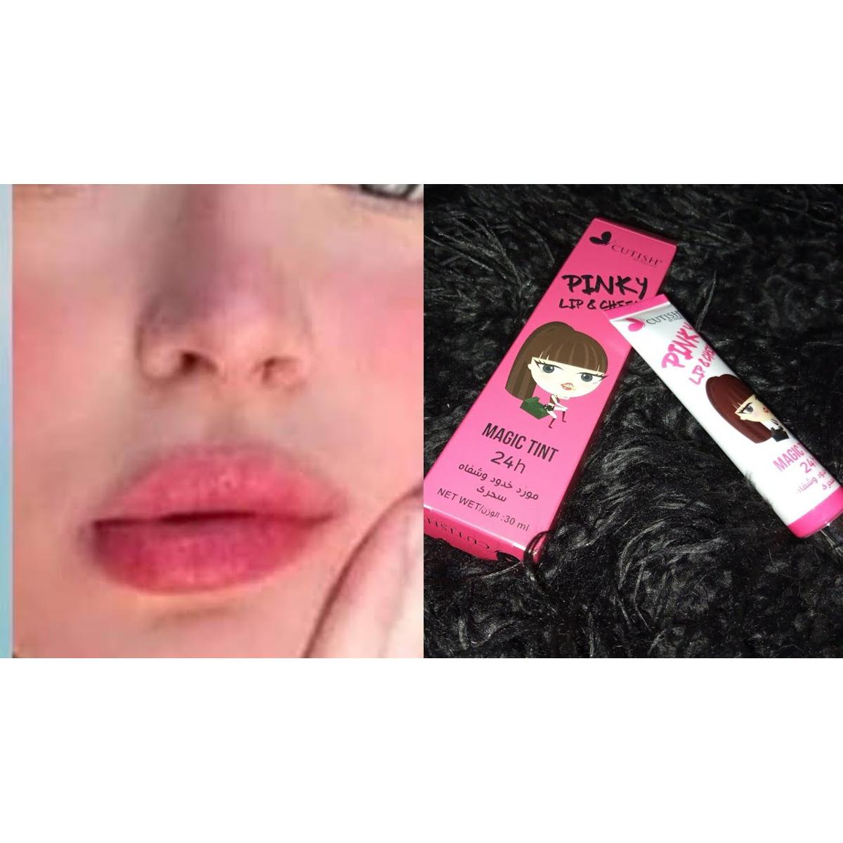 Cutish Pinky lip & cheek tint - 24 hours long lasting lip & cheek tint ...