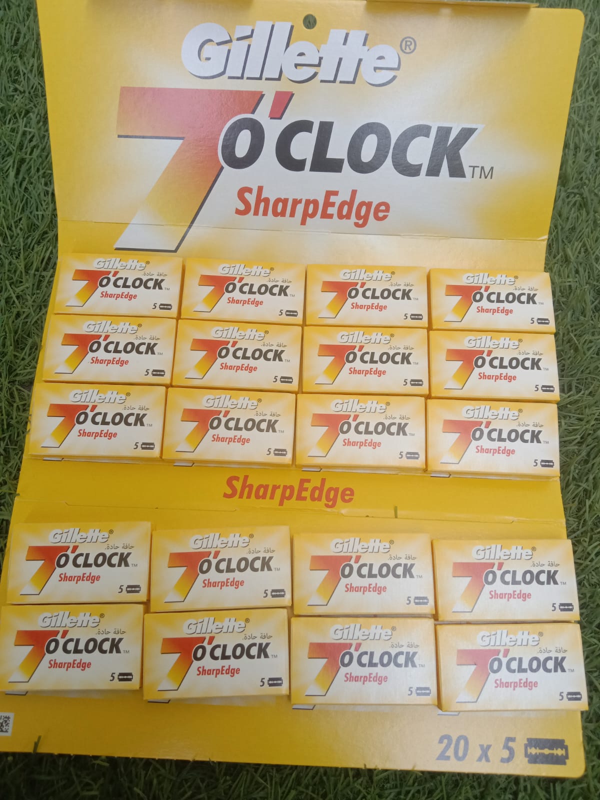 Gillette Double Edge Shaving Blade Sharp-edged 7 0'' Clock | Daraz.pk