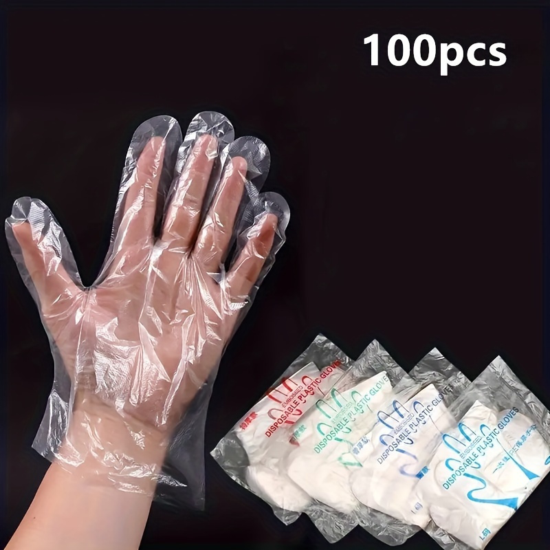 100pcs Multi-Purpose Disposable Gloves - Perfect for Cooking, Food ...